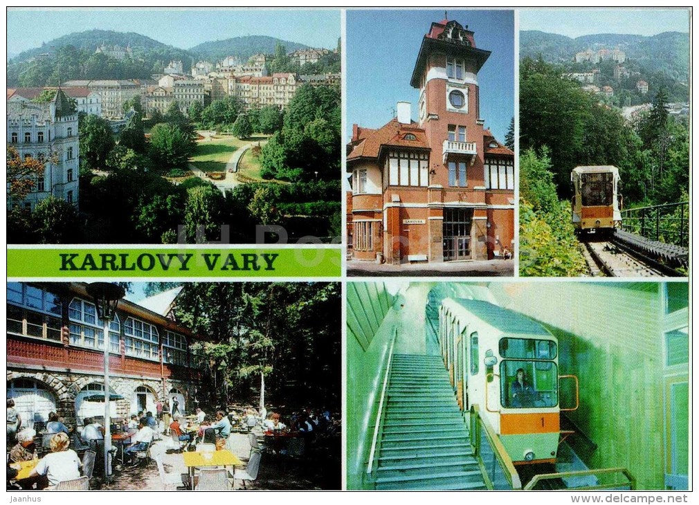 Funicular Diana and Imperial - Karlsbad - Karlovy Vary - Czech - Czech ...