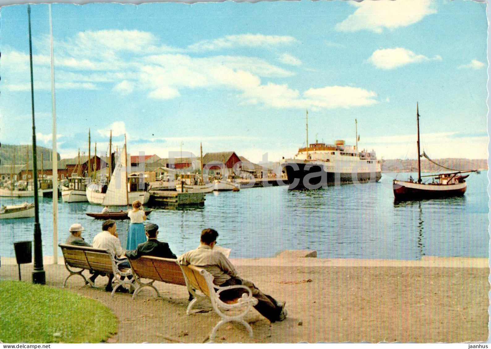 Stromstad - Sodra Hamnen - ship - boat - port - 135 - 1960 - Norway ...