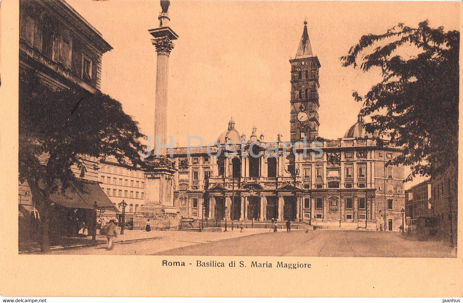 Roma - Rome - Basilica di S Maria Maggiore - old postcard - Italy - un ...
