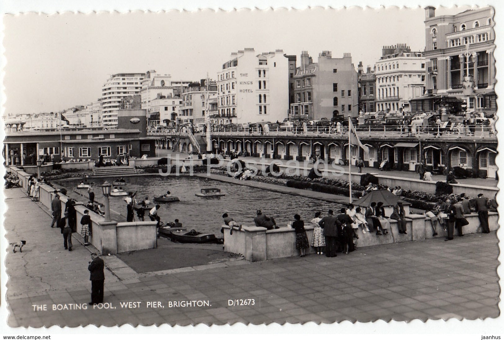Brighton - The Boating Pool - West Pier - boat - D/12673 - 1961 - Unit ...